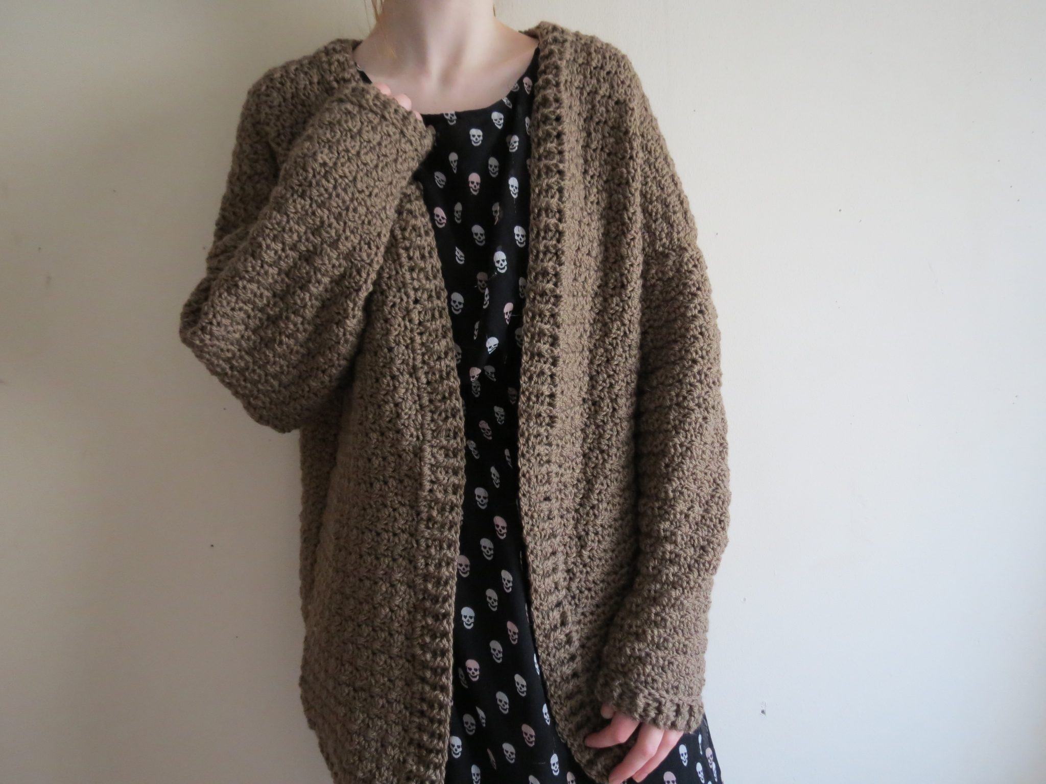 Crochet Saoirse Slouchy Cardigan - Crochet with Carrie