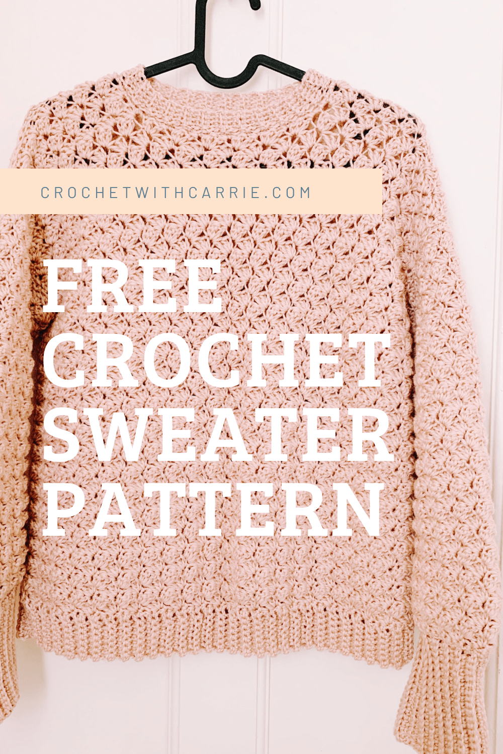 Crochet Grace Sweater - Crochet with Carrie